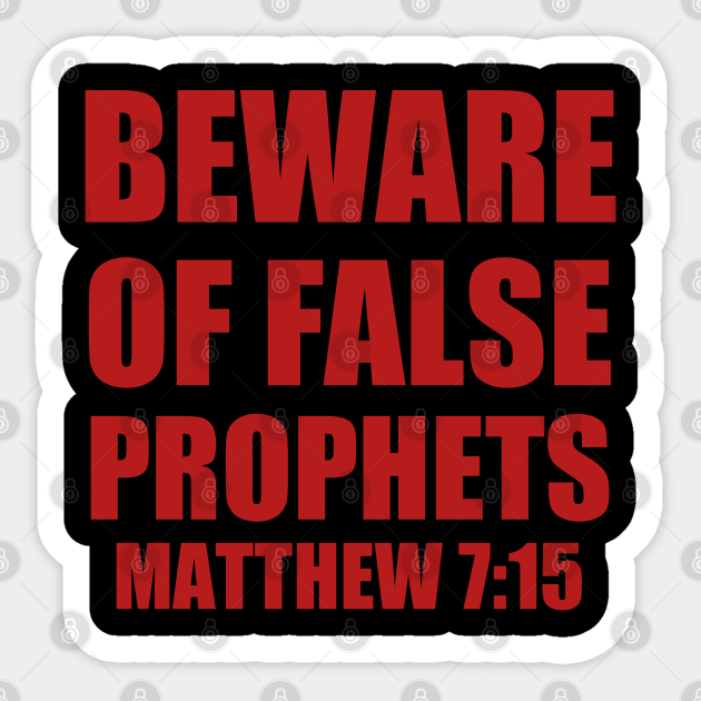 Christian Shirts Beware Of False Prophets Matthew 7:15 - Christian ... Christian Shirts Beware Of False Prophets Matthew 7:15 - Christian ...